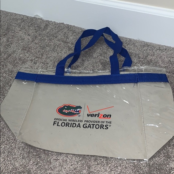 Bags | New Florida Gators Clear And Royal Blue Bag | Poshmark